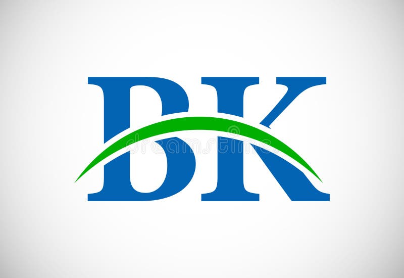 BK Letter Logo Design, Vector Illustration Stock Illustration ...