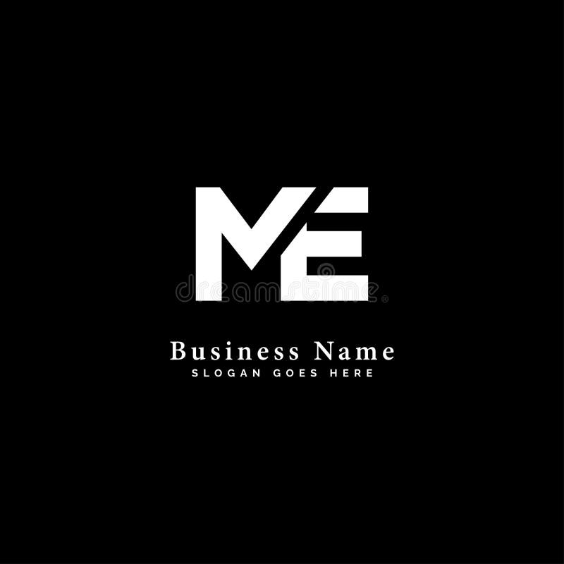 Me Letter Logo Stock Illustrations – 2,019 Me Letter Logo Stock ...