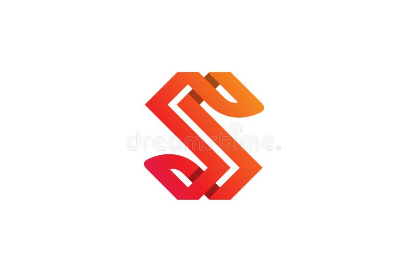 Letter S, Double S stock vector. Illustration of double - 289023544