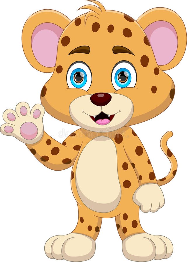 Cartoon Cheetah Waving Stock Illustrations – 50 Cartoon Cheetah Waving ...