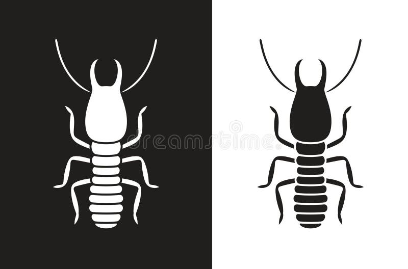 Termite Logo. Isolated Termite on White Background Stock Vector ...