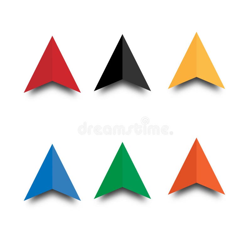 Vector Hand Drawn Arrow Elements Isolated on White. Stock Illustration ...