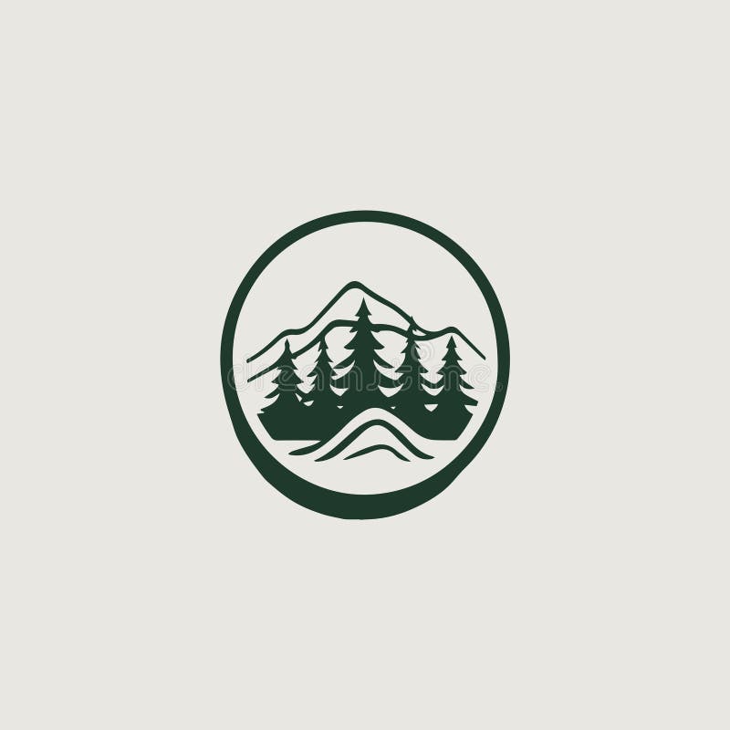 Image of a Simple and Stylish Logo that Uses the Forest As a Symbol ...