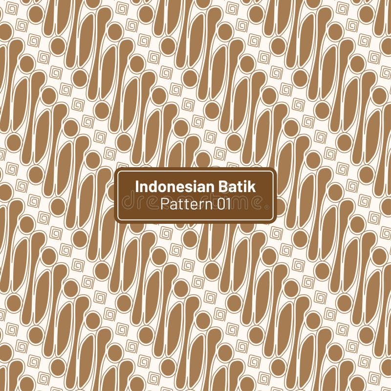 Or Historycal Batik Indonesia Pattern Seamless Stock Vector ...