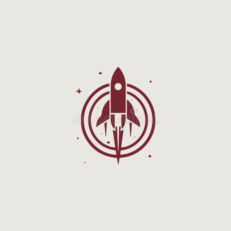 Image of a Simple and Stylish Logo that Symbolically Uses a Spaceship ...
