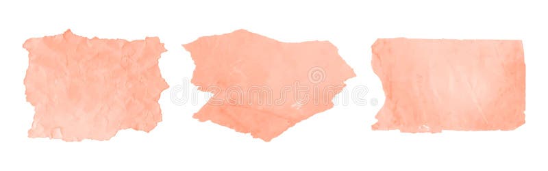 Old Vintage Faded Ripped Torn Pieces of Beige Paper Stock Vector ...