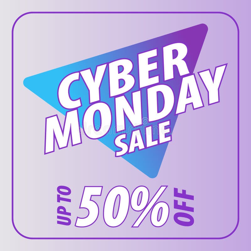Big Cyber Monday Discount Sale Poster Flyer Social Media Post Design ...