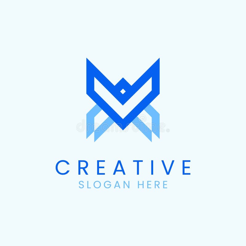 Modern Letter V Fox Logo Design Vector Template Stock Vector ...