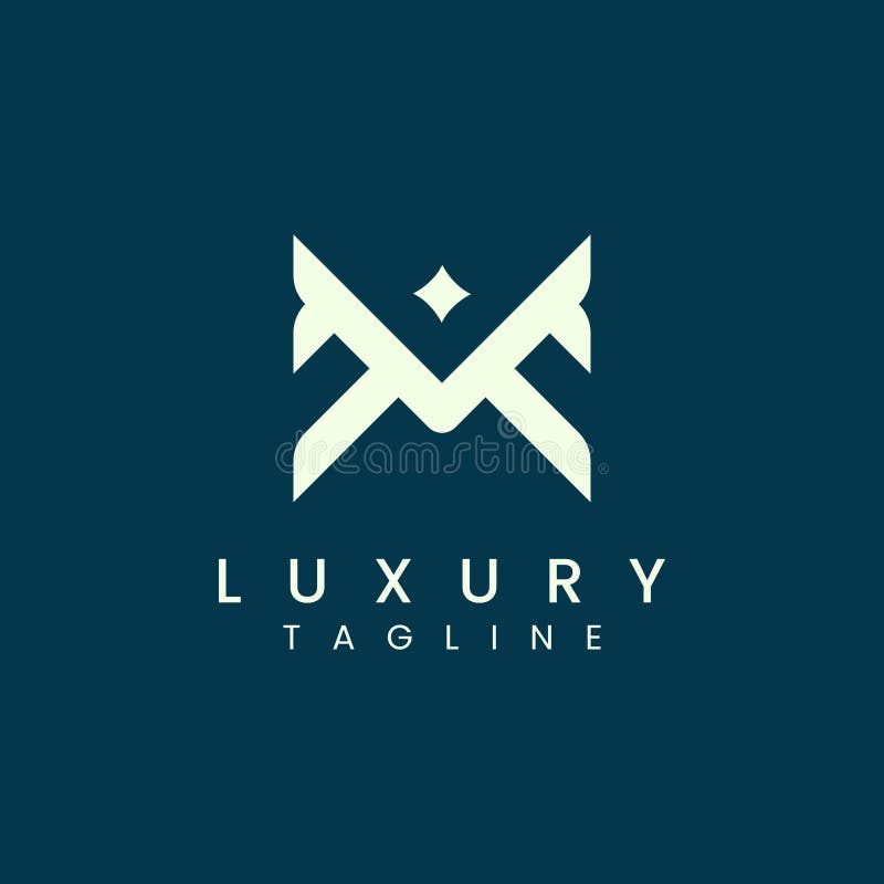 Luxury Letter M Logotype for Elegant and Stylish Fashion Business Stock ...