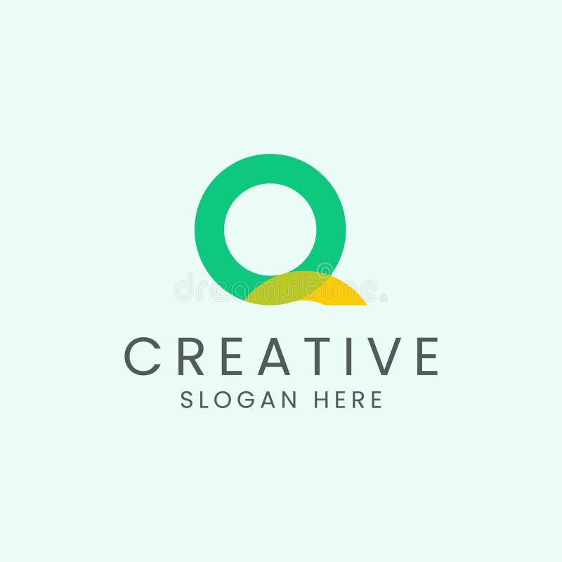 Creative and Modern Letter Q Logo Design Vector Image Stock Vector ...