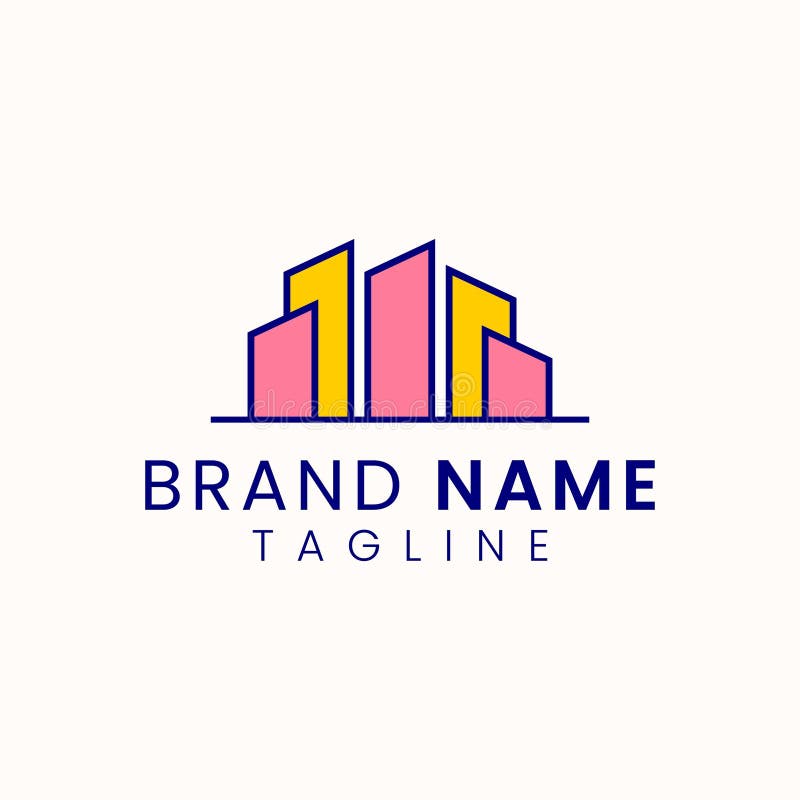 Modern Tower Building Logo Design Vector Image Stock Vector ...