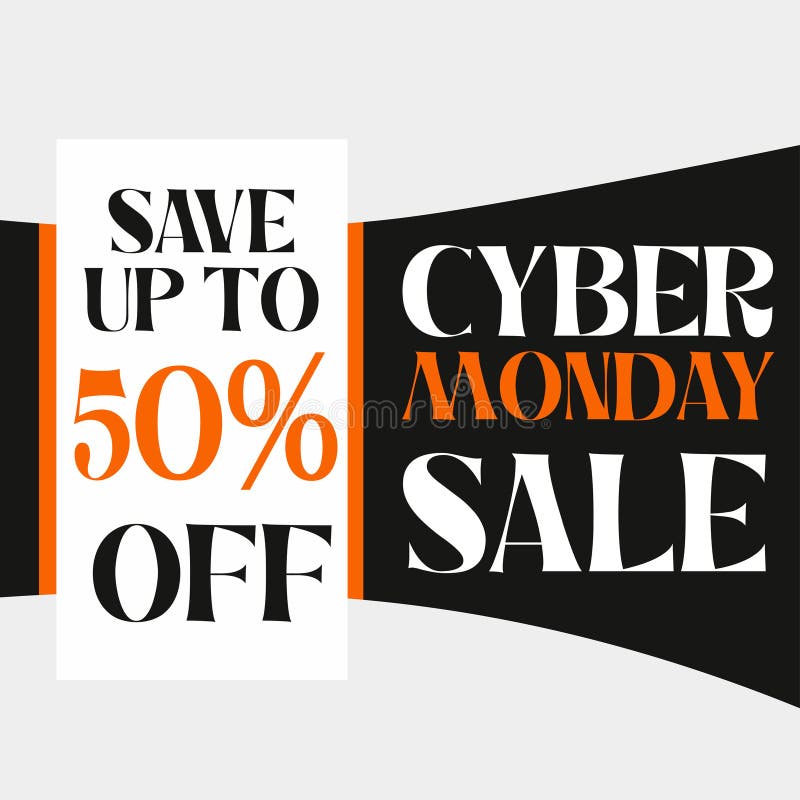 Cyber Monday Sale Poster Flyer or Social Media Post Design Stock Vector ...