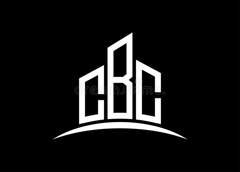 Letter CBC Building Vector Monogram Logo Design Template. Building ...
