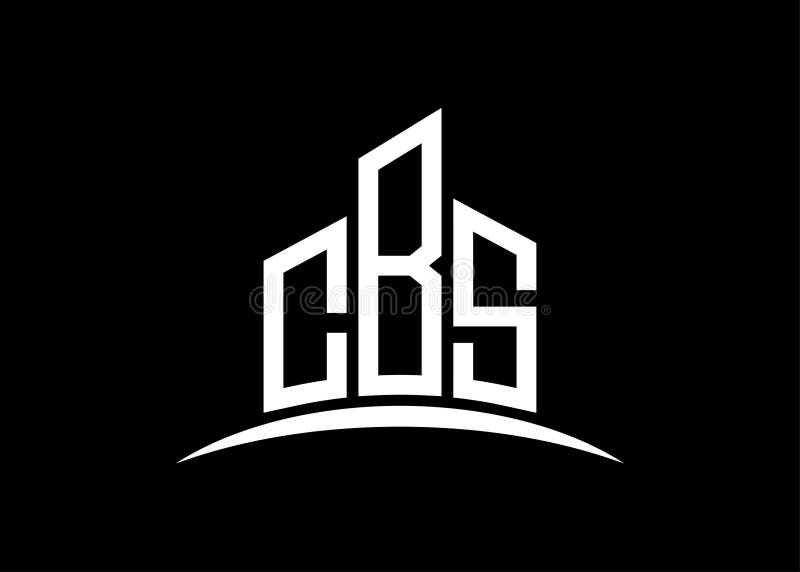 Letter CBS Building Vector Monogram Logo Design Template. Building ...