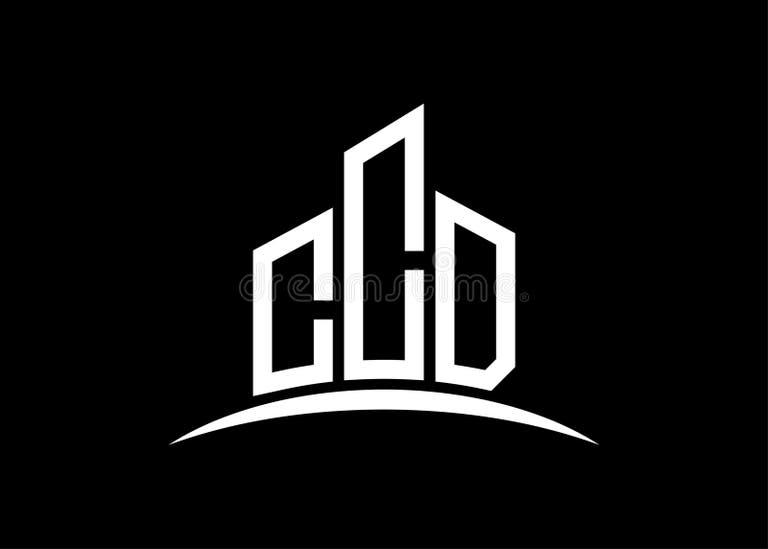 Letter CCD Building Vector Monogram Logo Design Template. Building ...