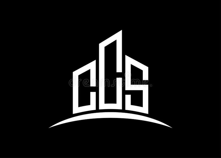 Letter CCS Building Vector Monogram Logo Design Template. Building ...