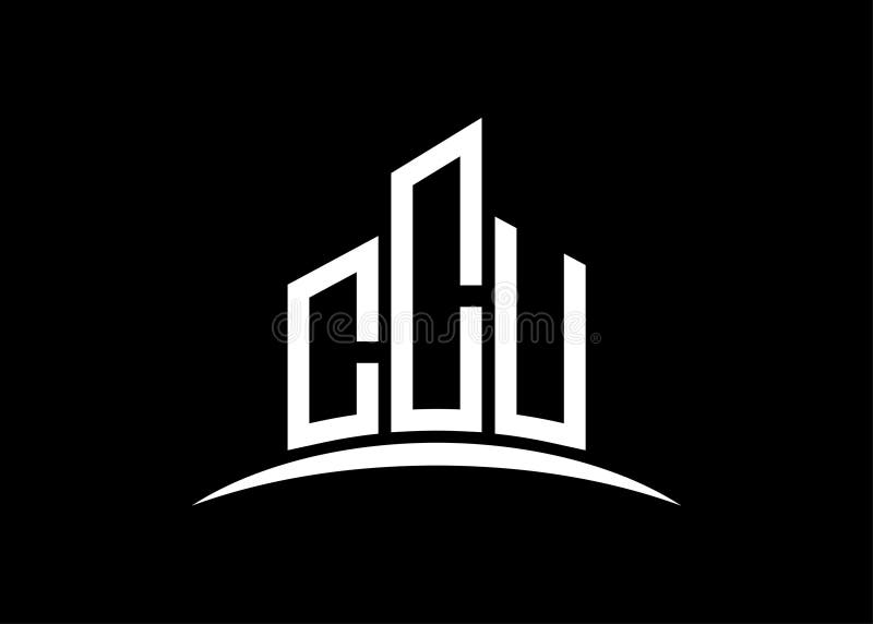Letter CCU Building Vector Monogram Logo Design Template. Building ...
