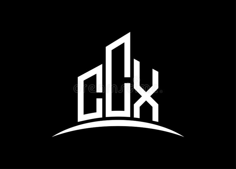 Letter CCX Building Vector Monogram Logo Design Template. Building ...