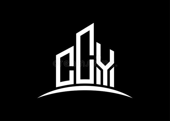 Letter CCY Building Vector Monogram Logo Design Template. Building ...