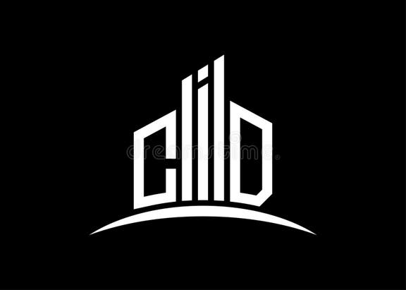 Letter CID Building Vector Monogram Logo Design Template. Building ...