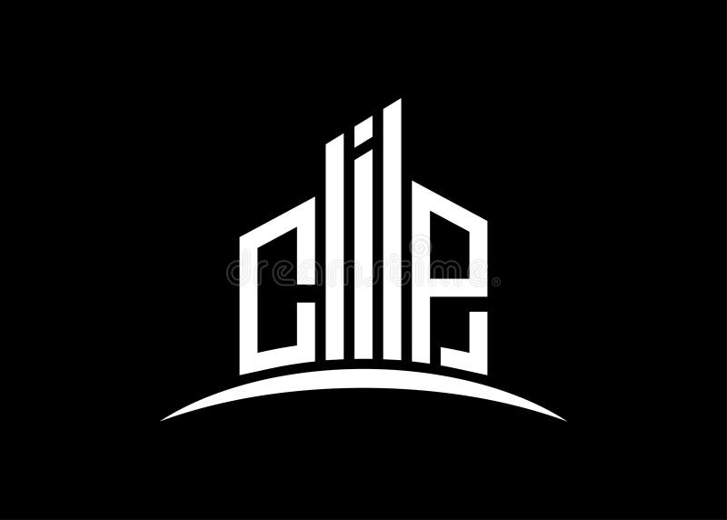 Letter CIP Building Vector Monogram Logo Design Template. Building ...