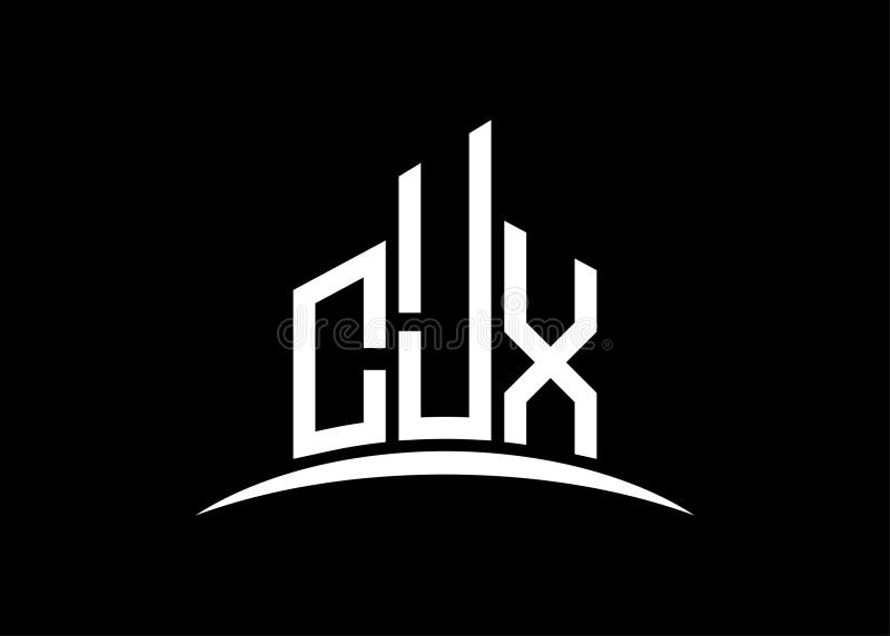 Letter CJX Building Vector Monogram Logo Design Template. Building ...