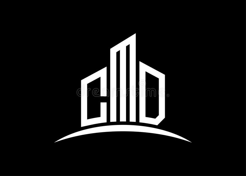 Letter CMD Building Vector Monogram Logo Design Template. Building ...