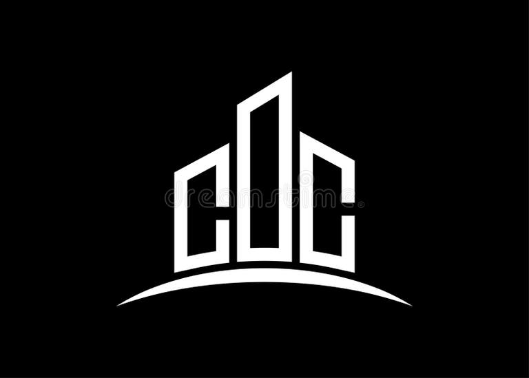 Letter COC Building Vector Monogram Logo Design Template. Building ...