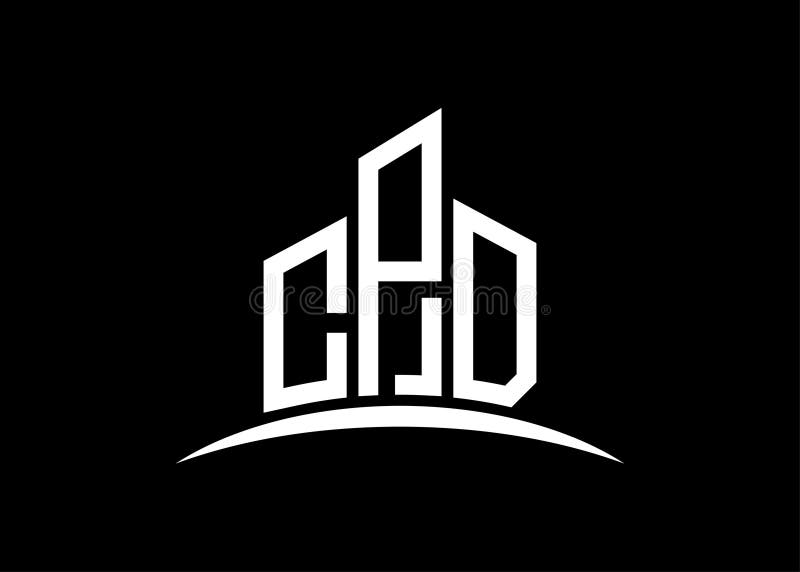 Letter CPD Building Vector Monogram Logo Design Template. Building ...