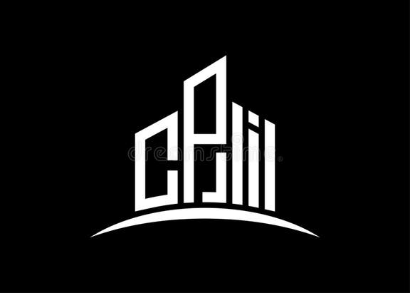 Letter CPI Building Vector Monogram Logo Design Template. Building ...