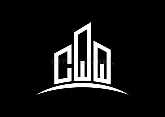 Letter CQQ Building Vector Monogram Logo Design Template. Building ...