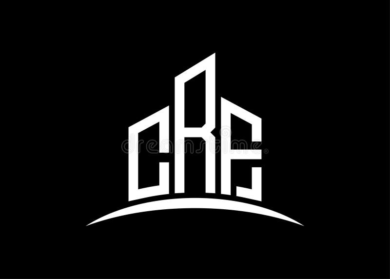 Letter CRF Building Vector Monogram Logo Design Template. Building ...