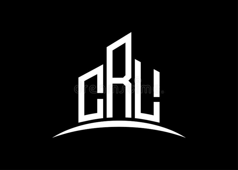 Letter CRL Building Vector Monogram Logo Design Template. Building ...