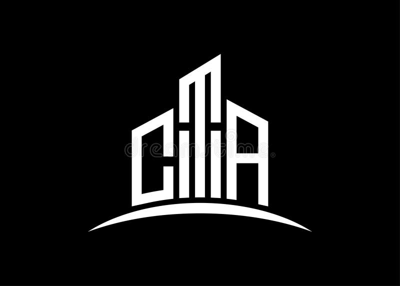 Letter CTA Building Vector Monogram Logo Design Template. Building ...