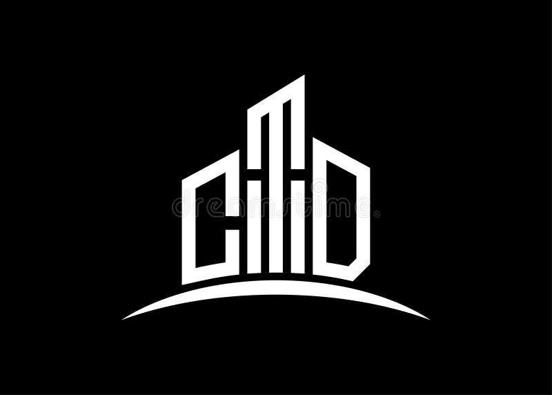 Letter CTD Building Vector Monogram Logo Design Template. Building ...