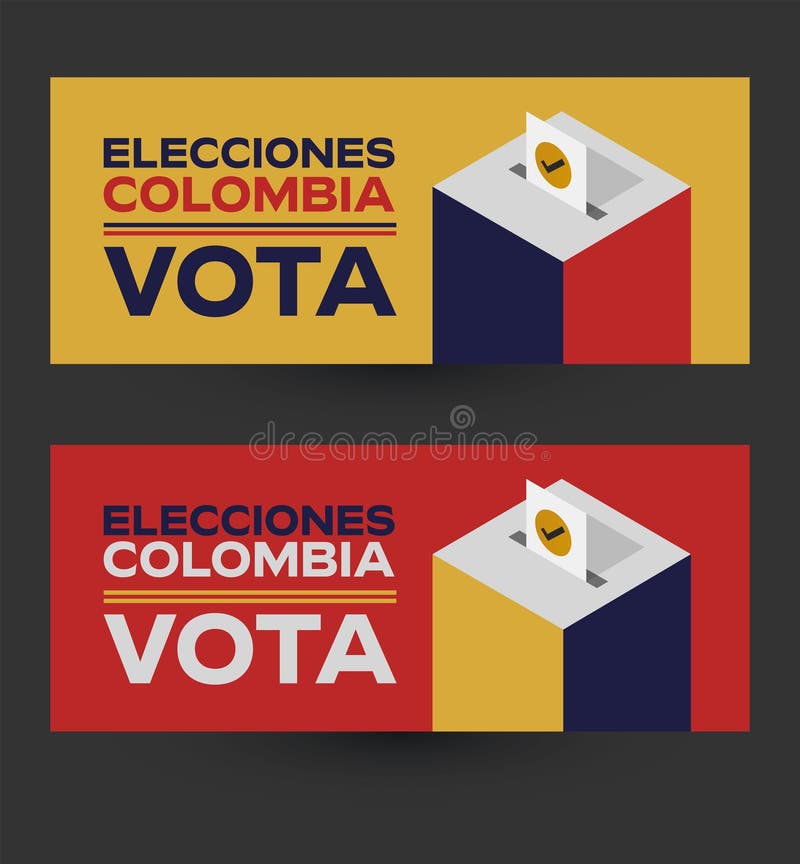 Elecciones Colombia Stock Illustrations – 2 Elecciones Colombia Stock ...