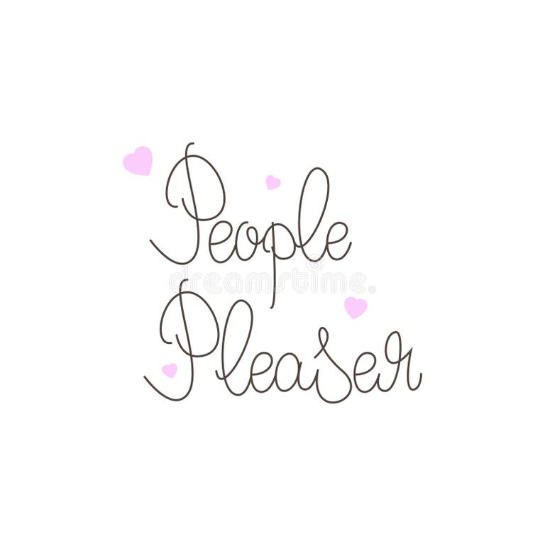 People Pleaser T-shirt Design. People Pleaser Poster Design. Vector ...