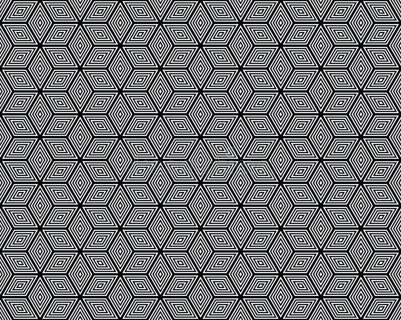 Seamless Texture with Rhombus Elements Stock Illustration ...