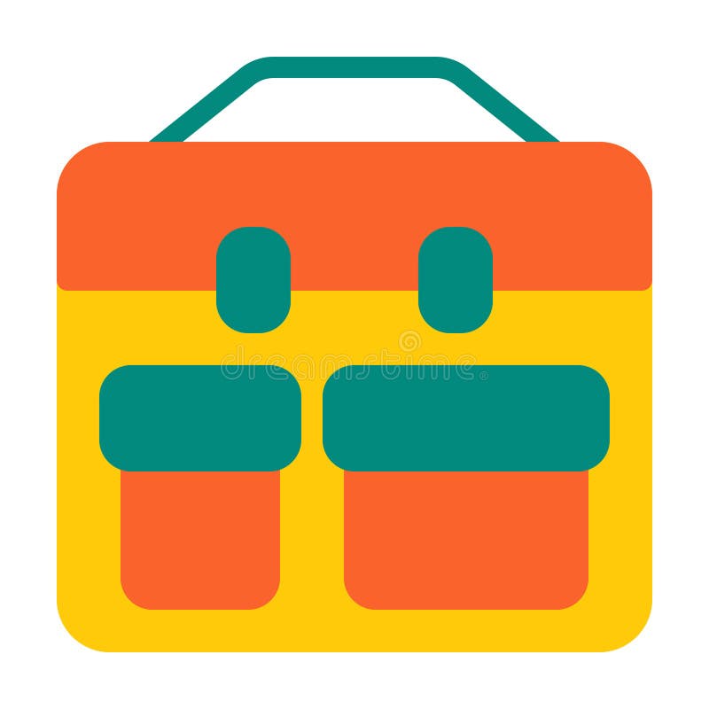 Briefcase Bag Employee Work Vector Flat Icon Suitable for Business or ...