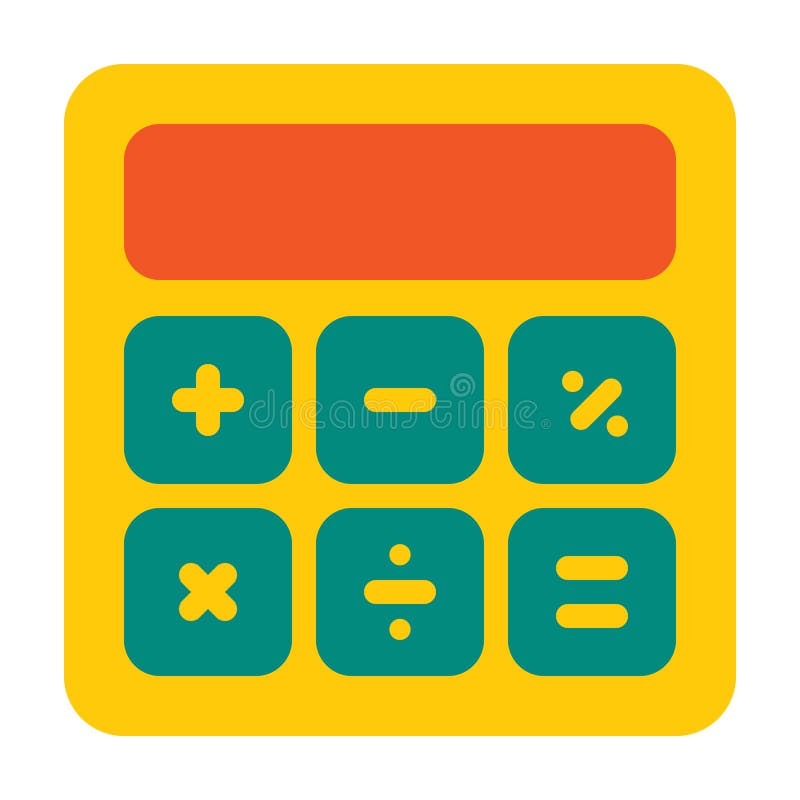 Calculator Calculation Calculating Math Accounting Count Vector Flat ...