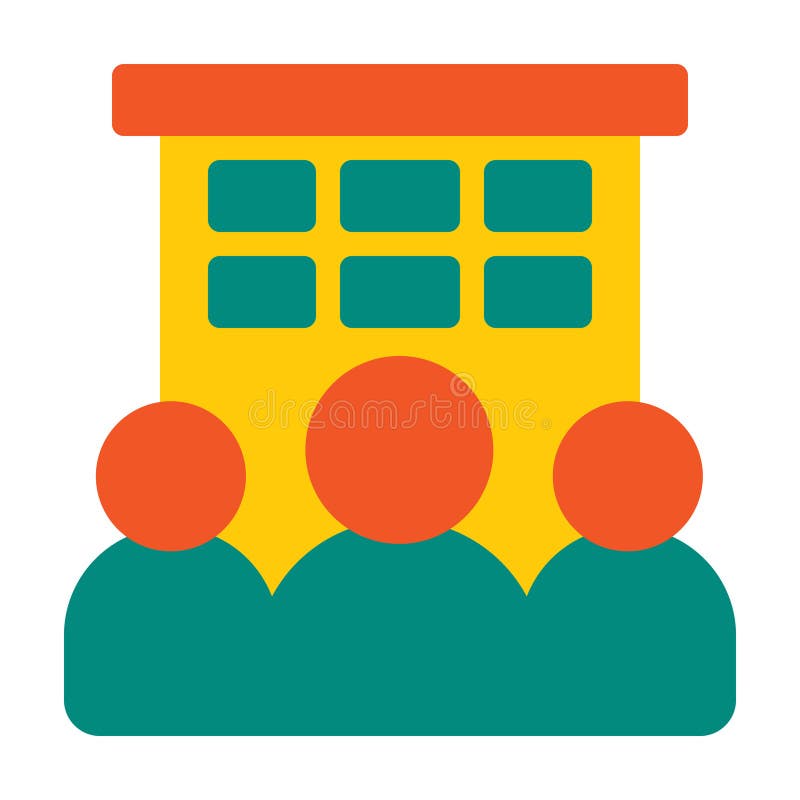 Employee Office Building Vector Flat Icon Suitable for Business or ...