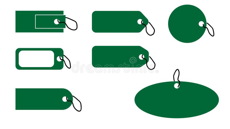 Sale Tags in Multiple Shapes - Sales and Marketing Stock Illustration ...