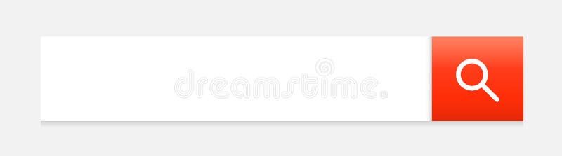 Simple Search Bar As Part of User Interface Design. Vector Illustration ...