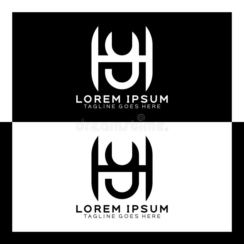 HY Initial Letter Logo. Alphabet H and Y Pattern Design Monogram Stock ...