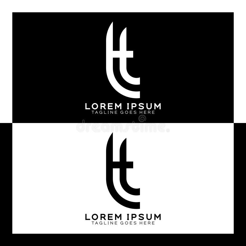 TT Initial Letter Logo. Alphabet T and T Pattern Design Monogram Stock ...