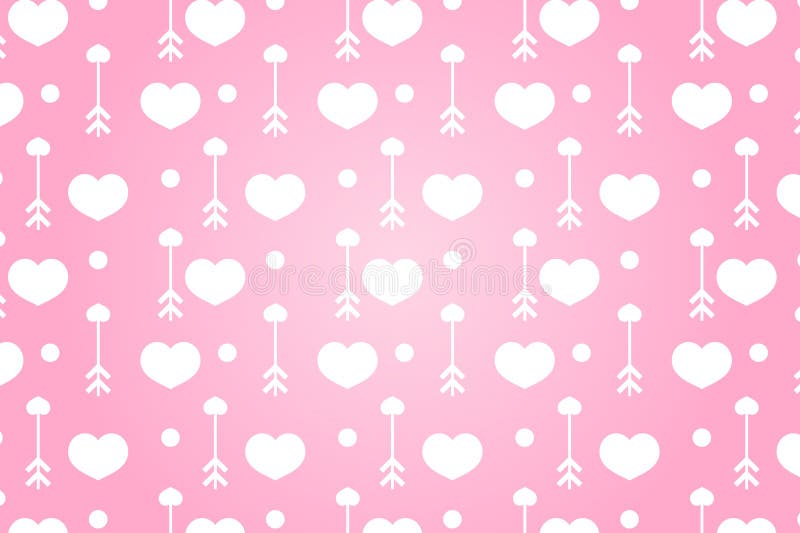 Vector Love Heart Shaped Decorative Background Stock Vector ...