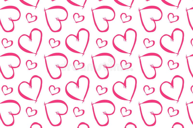 Vector Love Heart Shaped Decorative Background Stock Vector ...