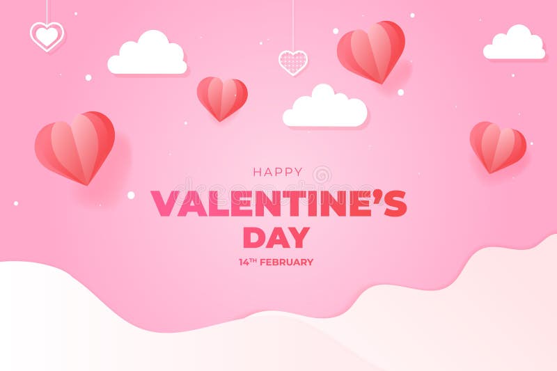 Vector Love Heart Shaped Decorative Background Stock Vector ...