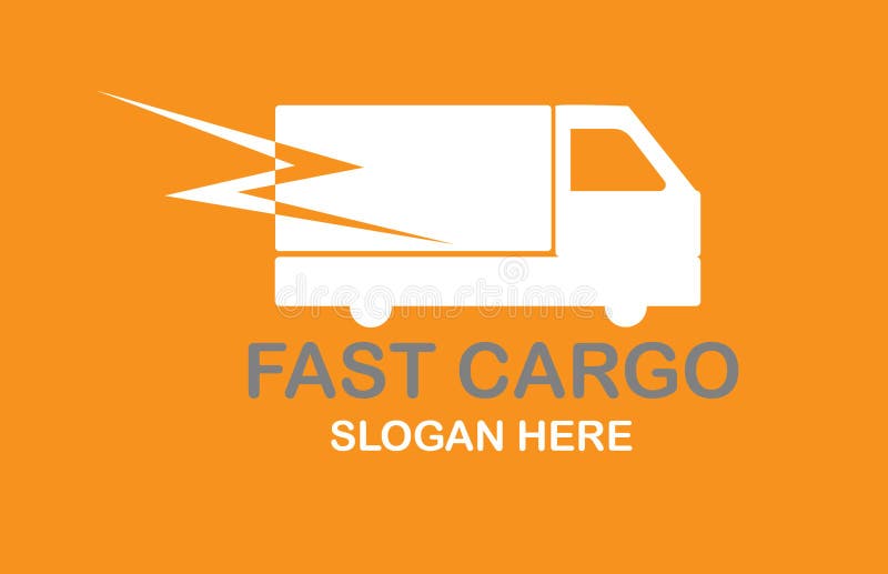 Fast Cargo Logo - Cargo Sercive Iconic Logo Stock Illustration ...