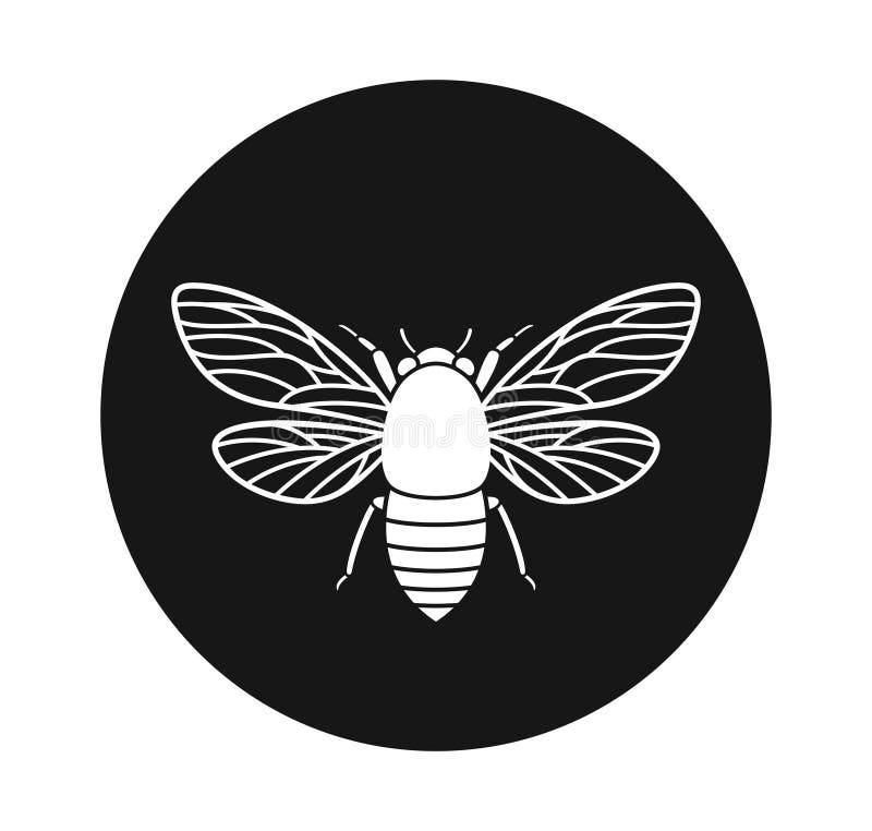 Cicada Logo. Isolated Cicada on White Background Stock Vector ...